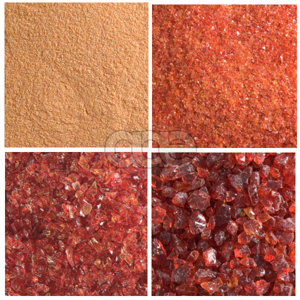 Bullseye Glass Fusible Garnet Red Transparent Frit - Free Shipping ...
