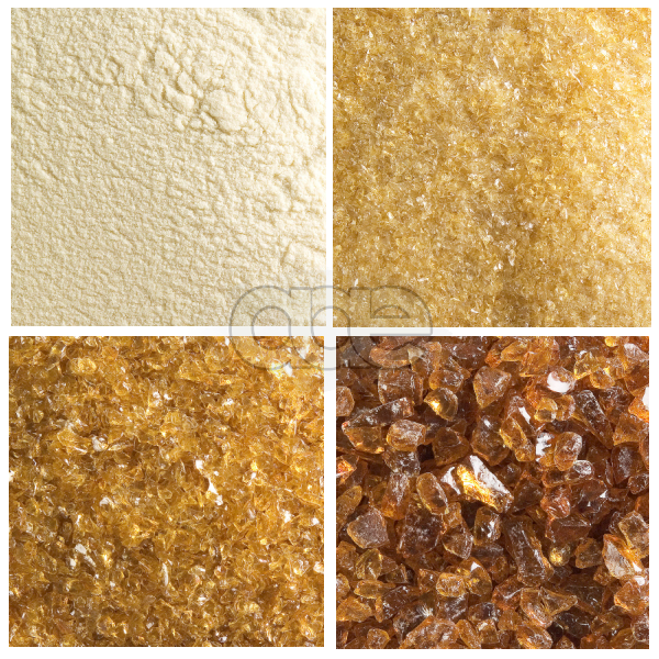 Bullseye Glass Fusible Medium Amber Transparent Frit - Free Shipping ...