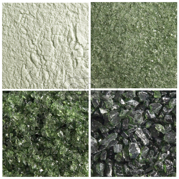 Bullseye Glass Fusible Olive Green Transparent Frit - Free Shipping ...