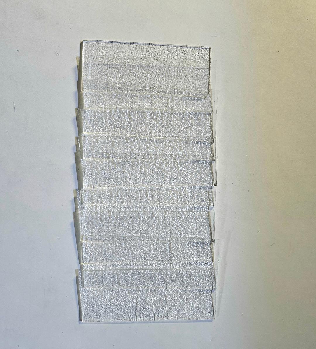 Thin 2mm Bullseye Clear Jewelry Strip Pack • 10 Pack • 90 COE ...